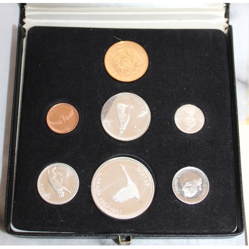 Boxed Royal Canadian Mint OTTAWA Monnaie Royale Canadienne Seven Coin ...