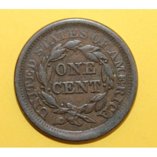 American 1853 One Cent Coin