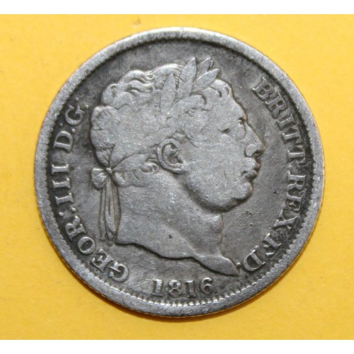 1816 Shilling Coin