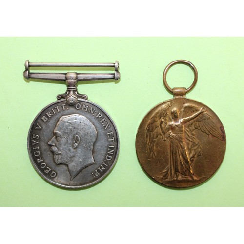 WWI British War & Victory Medals British War Medal Awarded to 3600 PTE ...