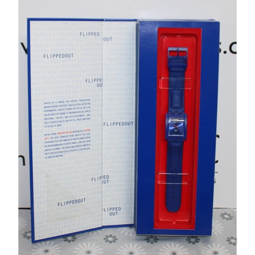 Boxed Collectable Swatch Turn Over Club Special Watch Flipped Out 2003 ...
