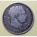1820 Shilling Coin
