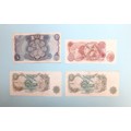 4 x Collectable Bank Notes Inc: Five Pound/One Pound And Ten Shillings