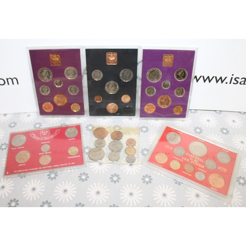Mixed Collectable Coin Sets Inc- FAREWELL TO THE 3S.D. SYSTEM Set 1967 ...