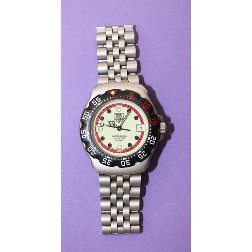 TAG HEUER FORMULA 1 LUMINOUS 35MM WATCH IN ORIGINAL BOX AND PAPERWORK ...