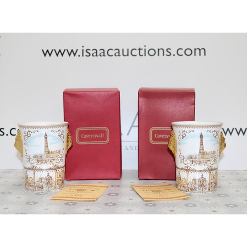 2 x Collectable Boxed Commemorative Beakers In Fine Bone China ...