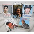 Five Signed Cricket Books Inc- ALASTAIR COOK AUTOBIOGRAPHY BOTHAM ...