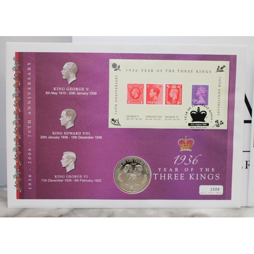 6 x Coin First Day Covers/Commemorative Coin Covers Including 1936 Year ...