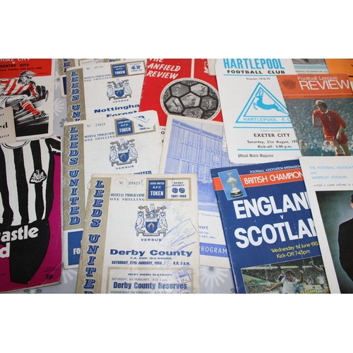A Collection Of Football Programmes From 1966 And Onwards