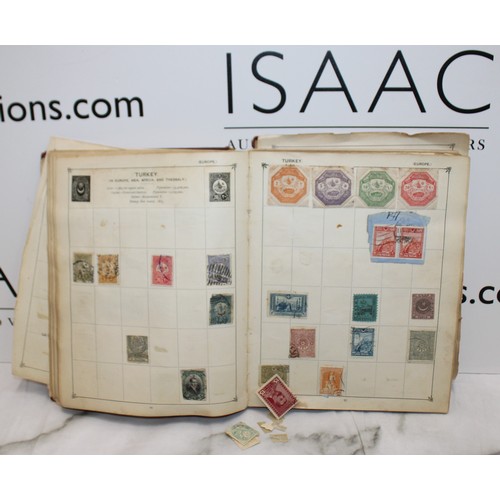 The Strand Stamp Album Containing Stamps Worldwide As Found