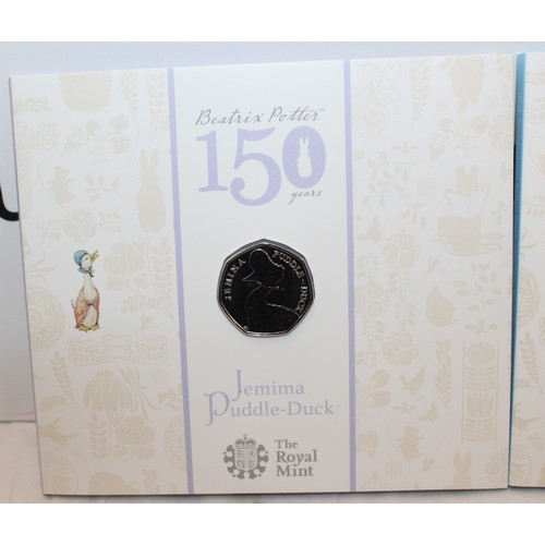 The Beatrix Potter 2016 50p Coin Collection Celebrating The Wonderful ...