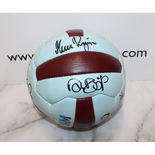 West Ham United Signed Football - 13 Signatures included