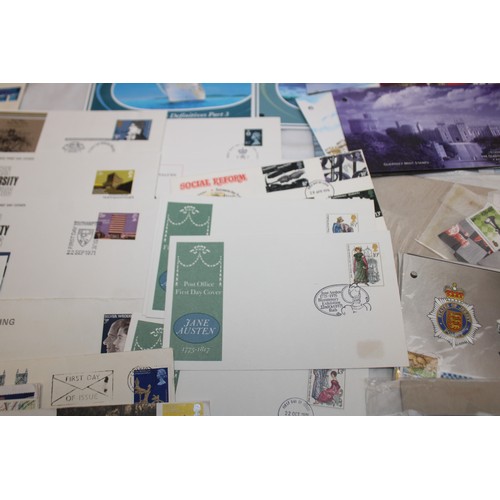A Quantity Of Stamps, Stamp Books And Postcards Including 2 x Stanley ...