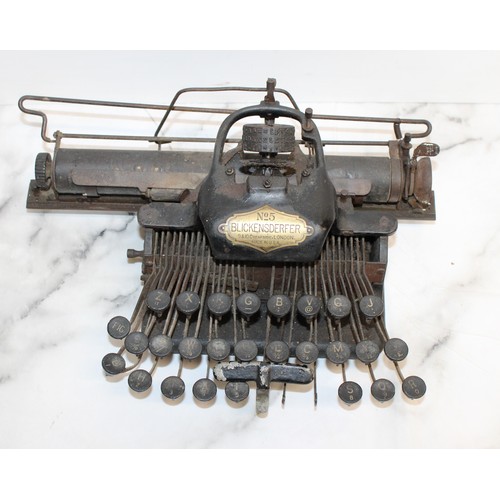 Antique Blickensderfer No5 Typewriter Produced From 1893-1896 AS FOUND ...