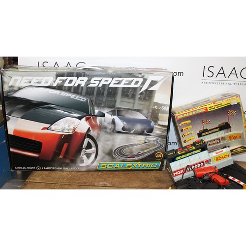 Boxed Need For Speed Scalextric, With A Large Quantity Of Track ETC All ...