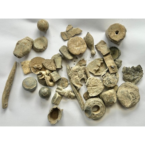 Large collection of British found lead artefacts, medieval to post ...