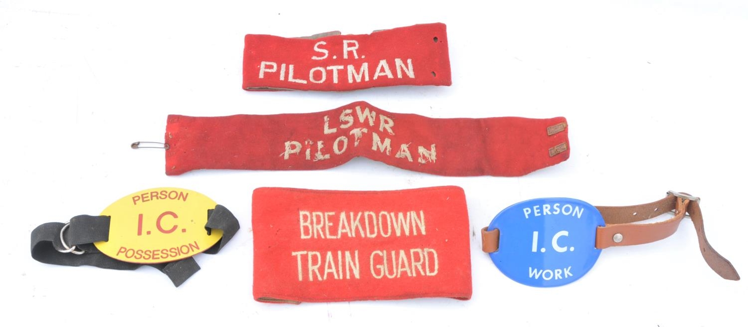 Uniform armbands - London South Western Railway Pilotman (no buckle ...