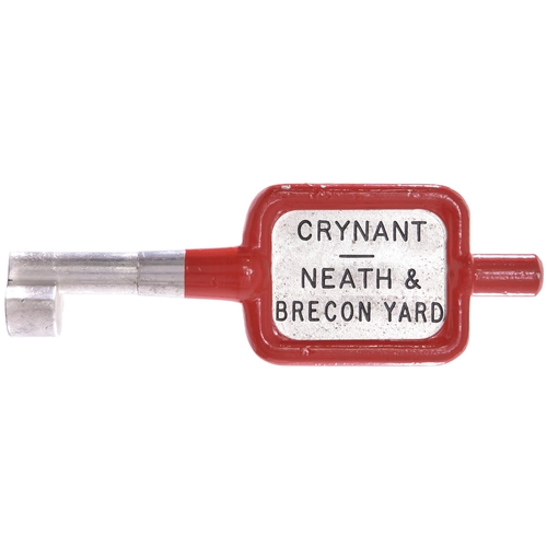 A single line key token, CRYNANT-NEATH & BRECON YARD, (alloy), from the ...
