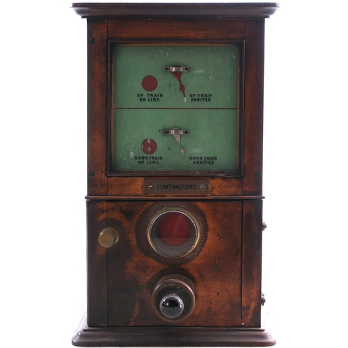 358 - A Great Eastern Railway Tyers block instrument, indicating Train ...