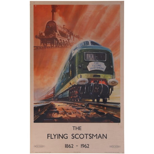 374 - A BR(E) double royal poster, FLYING SCOTSMAN, 1862-1962, by ...