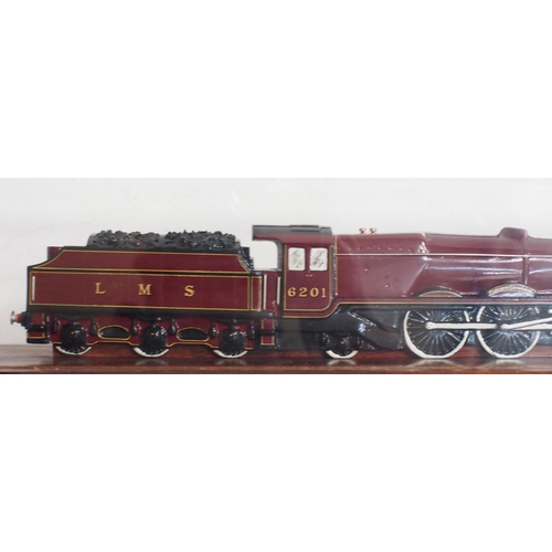 Presentation model of LMS Pacific 6201 Princess Elizabeth in hardwood ...