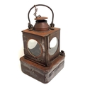 LNER signal lamp reservoir plated "OULTON BD STH" (Oulton Broad South ...