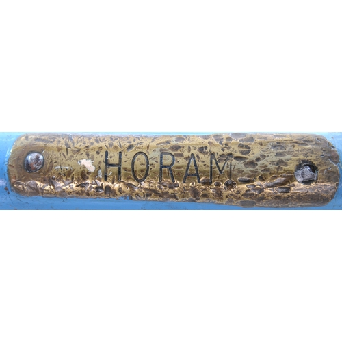 120 - A Webb and Thompson large train staff, HORAM-HAILSHAM, from the ...