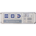 A worksplate GENERAL MOTORS 968702-028 DATE 10.98 from a GM JT42CWR ...