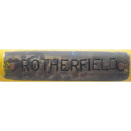 152 - A Webb and Thompson large train staff, ROTHERFIELD-RED GATE MILL ...