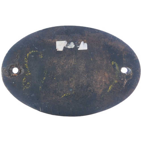 277 - A worksplate, NEILSON REID, HYDE PARK WORKS, 6068 of 1902. From a ...