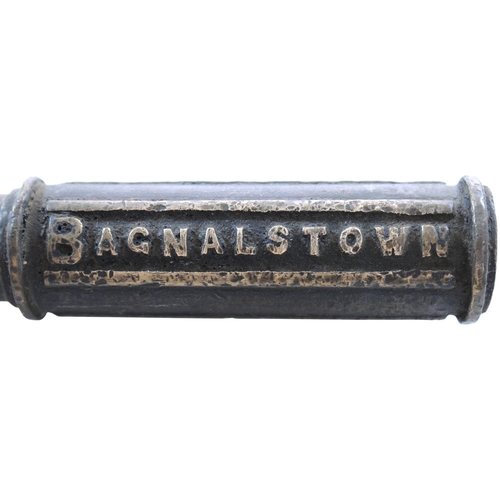 304 - A Webb and Thompson large train staff, BAGNALSTOWN-PALACE EAST ...