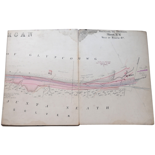 97 - A set of Great Western Railway plans for the Vale of Neath Railway ...