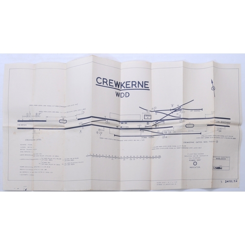 623 - Signal box diagrams (official copies) - HORROBRIDGE 1917, DINTON ...
