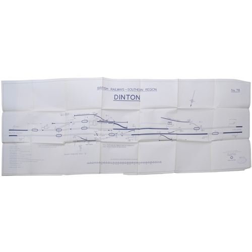 623 - Signal box diagrams (official copies) - HORROBRIDGE 1917, DINTON ...