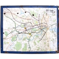 An Underground system map of London, early 20th century (Marylebone ...