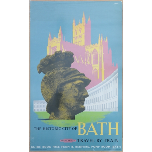 1409 - BR(W) double royal poster, BATH, by Lander, a montage portraying ...