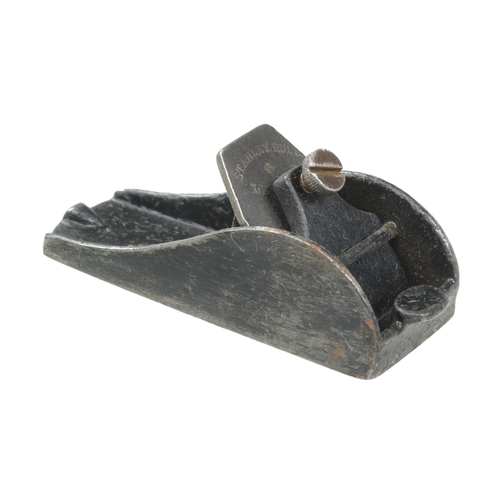 A STANLEY No 101 1 2 bullnose block plane with orig USA iron G