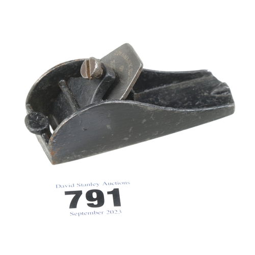 A STANLEY No 101 1/2 bullnose block plane with orig USA iron G