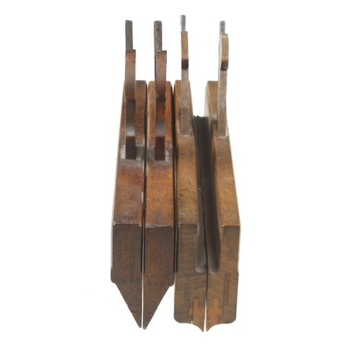 Pairs of snipe bills and side rebates by NELSON and TUCKER G+