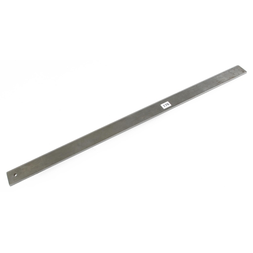An engineer's steel straight edge by MOORE & WRIGHT No 310 dated 1951 G++