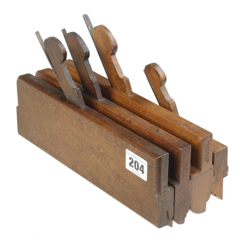 Two side rounds and two snipe bills G