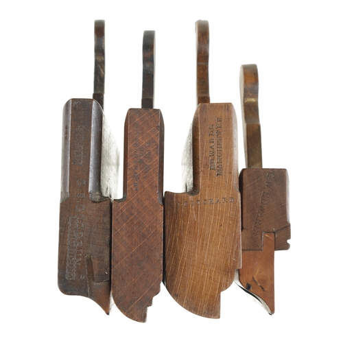 Two side rounds and two snipe bills G