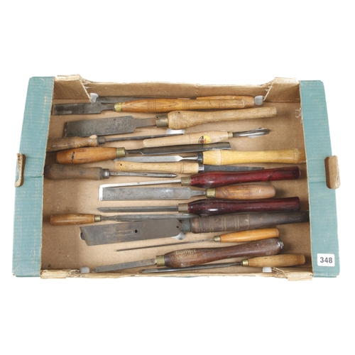 16 turning tools, chisels and gouges G+