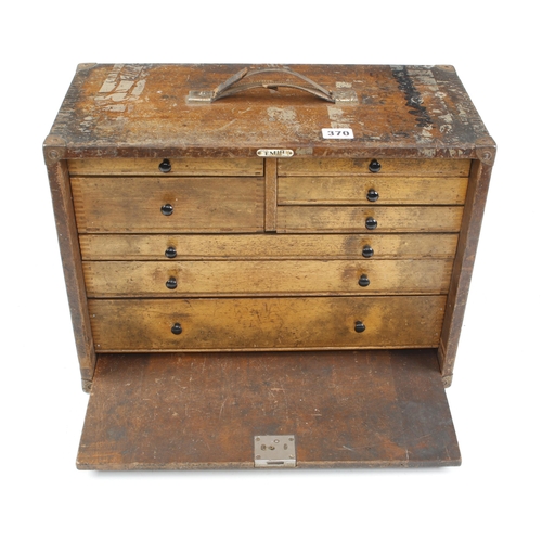 An engineer's 8 drawer tool chest by EMIR G