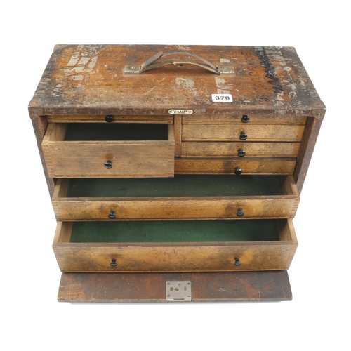 An engineer's 8 drawer tool chest by EMIR G