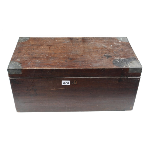 A large mahogany writing slope for restoration G-