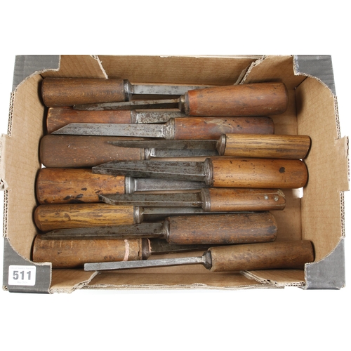 18 mortice chisels G