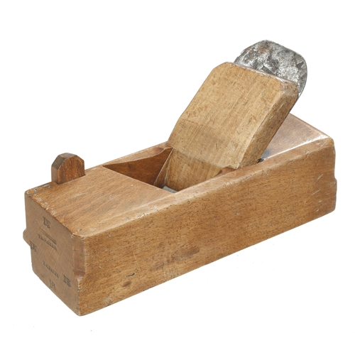 A rare early panel raising plane by PHILIPSON (mark G) with round ...