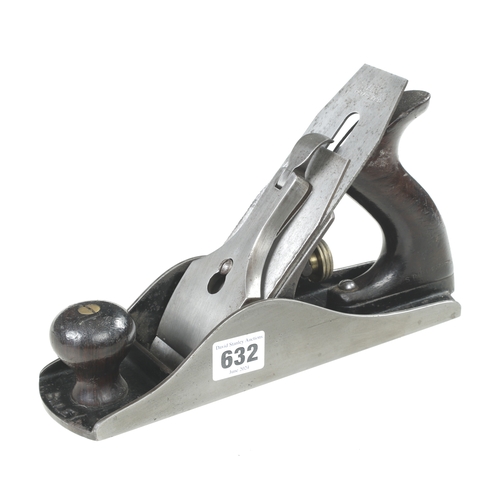 A STANLEY No 4 1/2C with corrugated sole G+