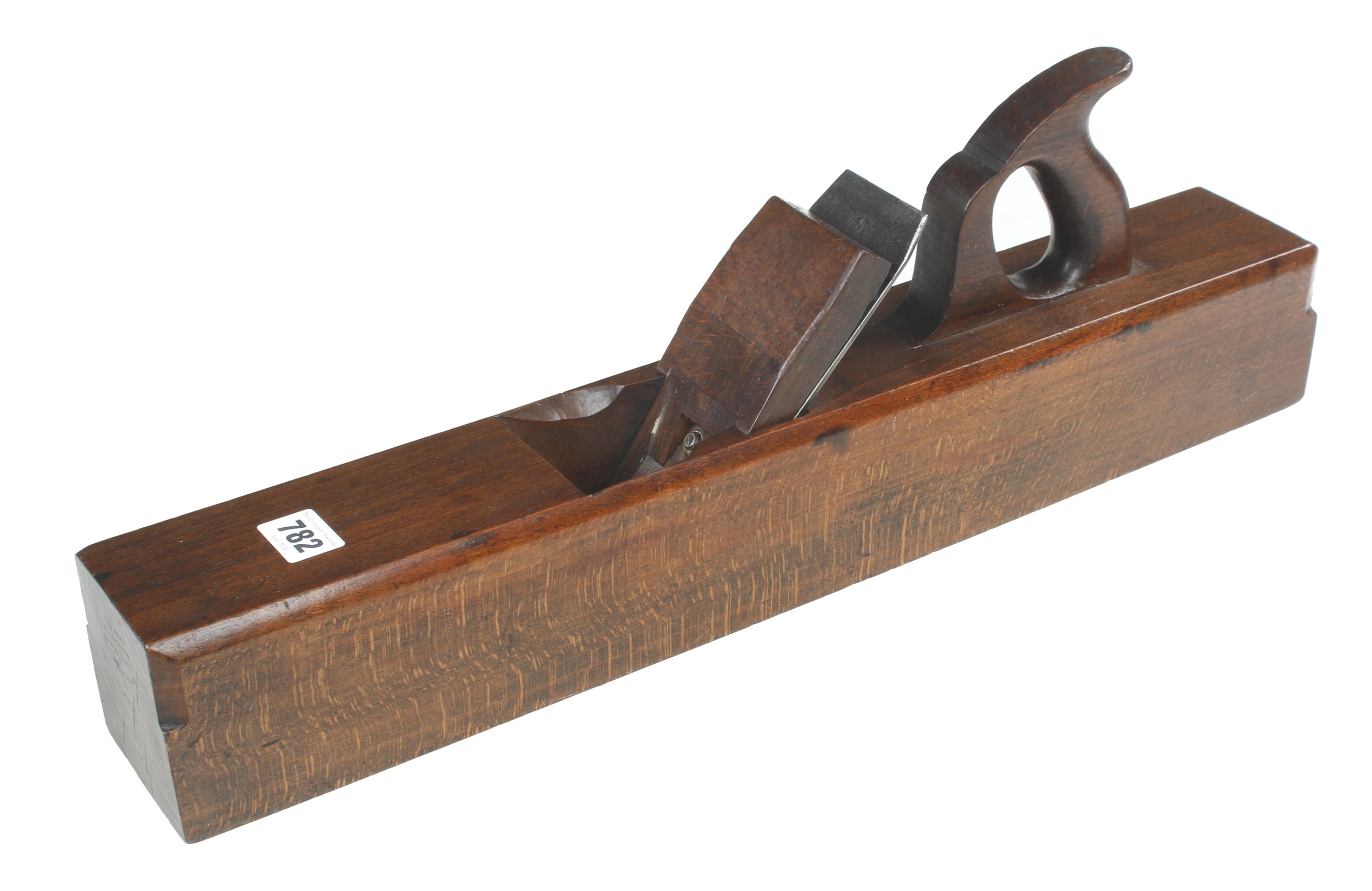 A very little used 22" beech try plane by PRESTON with 2 3/4" Preston ...